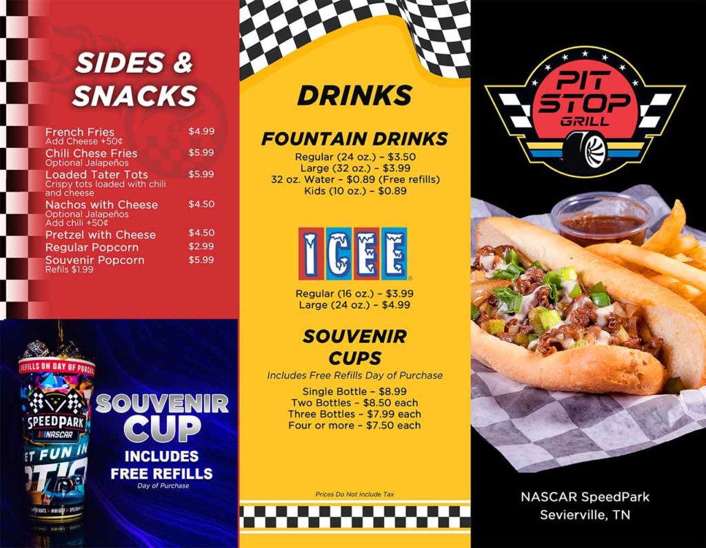 Pit Stop Grill - NASCAR Speedpark